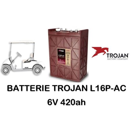 Batterie Trojan L16P-AC en 6V 420ah c20 Livraison incluse CPA-22.fr